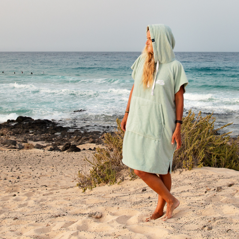 SURF poncho mint - SURF DREAM - woman poncho